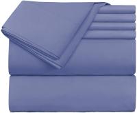 China 6pcs Soft Brushed 2200 Thread Count Bamboo Fabric Sheet Set NO Filling Machine Washable for sale