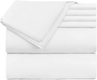 China 40 Fabric Count Solid Newest Bed Sheet Brushed Microfiber Bamboo Bedding Set 6pcs for Bedroom for sale