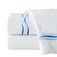 China 75GSM 100% Polyester Microfiber Fashion Bed Sheet with Beautiful Embroidery 4PCS Made for sale
