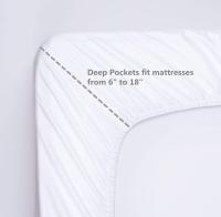 China 3pcs Luxury Softest 1500 Thread Count Egyptian Fitted Bed Sheet for Hospital Bedding for sale