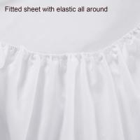 China 3pcs Luxury Softest 1500 Thread Count Egyptian Fitted Bed Sheet for Hospital Bedding for sale