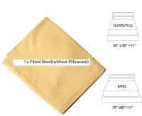 China Cheapest Woven Fitted Sheet for Mattress 8 or 14 Inch 4 Way Stretch Microfiber 75gsm for sale