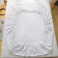 China Full Size Microfiber Fitted Sheet with 200TC Thread Count and Deep Mattress Pockets for sale