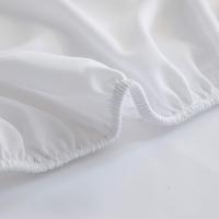 China Full Size Microfiber Fitted Sheet with 200TC Thread Count and Deep Mattress Pockets for sale