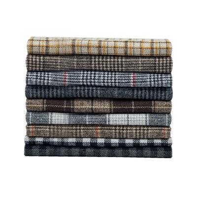 China Italian Checked Pattern Wool Fabric for Top Grade Autumn and Winter Suit Trousers for sale