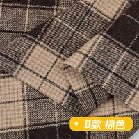 China Italian Checked Pattern Wool Fabric for Top Grade Autumn and Winter Suit Trousers for sale