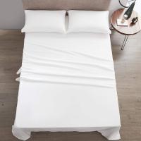 China 4 Piece 100% Cotton Luxury Soft Breathable Deep Pocket Bed Sheet Set with Portable for sale