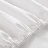 China 4 Piece 100% Cotton Luxury Soft Breathable Deep Pocket Bed Sheet Set with Portable for sale