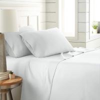 China Luxury European and American Style 1-2KG Soft Brushed Microfiber 4 Piece Bed Sheets for sale