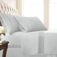 China Luxury European and American Style 1-2KG Soft Brushed Microfiber 4 Piece Bed Sheets for sale