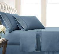 China Transform Your Bedroom with Pleated Microfiber Bed Sheet Set 133 * 60 Fabric Density for sale