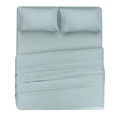 China 90gsm Microfiber Wrinkle Free 4pcs Sheet Set 100% Polyester All-Season is customized YES for sale