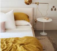 China Pure Washed Linen Sheets Set European Flax Bedding Customizable and Can Be Customized for sale