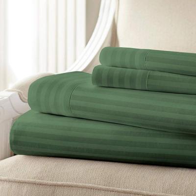 China NO Filling 80gsm 100% Polyester Microfiber Embossed Bedding Sheet Set from Xinpai 133 * 60 Fabric Density for sale
