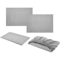 China NO Filling 80gsm 100% Polyester Microfiber Embossed Bedding Sheet Set from Xinpai 133 * 60 Fabric Density for sale