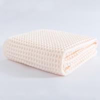 China Soft Cotton Waffle Weave Blanket 1pc Quantity Washed and Dyed Perfect for Baby for sale