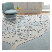 China Zealand Wool and Silk Cut Pile Hand Tufted Carpet All-Season Handmade Rug for Living Room for sale
