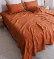 China Create a Cozy Bedroom with Our All-Season 100% French Linen Sheet Set Stone Washed for sale
