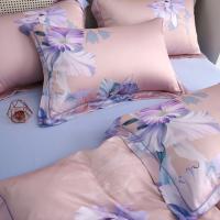 China Custom Flower Design Washable 60s 100% Lyocell Sateen Bedding Set for Bedroom Grade A for sale