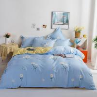 China Transform Your Bedroom with 100% Polyester Printed Plant Design Bed Sheets and Cases for sale
