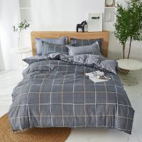 China 100% Polyester Fabric King Size Linen Bed Room Set with Duvet Cover and Flat Sheet for sale