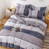 China All-Season 4-Piece Bedding Set Princess and Curtains Stonewashed Linen for Kids Full Size for sale