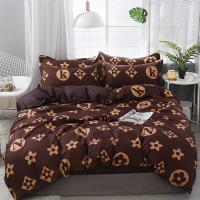 China Bedroom African Bedding Set with 300tc Thread Count and Custom Leaf Pattern Printing for sale