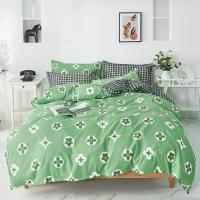 China Bedroom African Bedding Set with 300tc Thread Count and Custom Leaf Pattern Printing for sale
