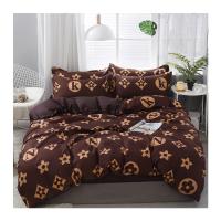 China Bedroom African Bedding Set with 300tc Thread Count and Custom Leaf Pattern Printing for sale