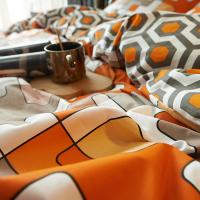 China Yarn Dyed Pattern 100% Bamboo Duvet Cover Set Modern Style with Bedsheet Pillowcases for sale