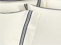 China Elegant Home 60s Pure Cotton Customized Hotel Bedding Set with YARN DYED Pattern for sale