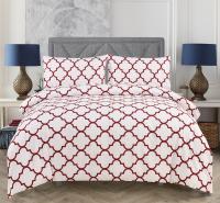 China Super Soft Brushed Microfiber Duvet Cover Set 4pcs 1.5-2 Kg for Wedding Anniversary for sale