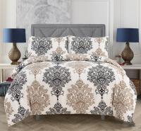 China Super Soft Brushed Microfiber Duvet Cover Set 4pcs 1.5-2 Kg for Wedding Anniversary for sale