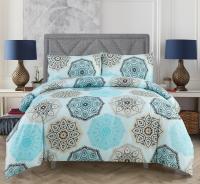 China Super Soft Brushed Microfiber Duvet Cover Set 4pcs 1.5-2 Kg for Wedding Anniversary for sale