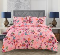 China Super Soft Brushed Microfiber Duvet Cover Set 4pcs 1.5-2 Kg for Wedding Anniversary for sale