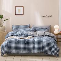 China 4 Pcs Solid Pattern 100% Pure French Soft Durable Flax Linen Bedding Duvet Cover Sets for sale