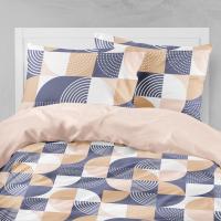 China Home Textile Flat Sheet Geometric Printed Bed Cover Soft Bed Sheet 4 Pcs Quantity for sale