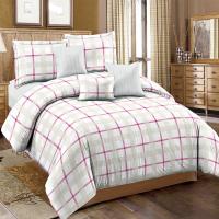 China Customized Yarn Dyed Plaid Stripe Bedding Set Sheet Pillowcase Sets is customized Yes for sale