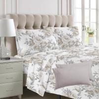 China 100% Polyester Print Microfiber Fabric Bedding Sheet Set for Queen and King Size 6PCS for sale