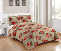 China 80gsm 100% Polyester Woven Microfiber Bedding Sheet Set 6pcs with Customized Design for sale