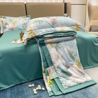 China Solid Pattern 300TC Luxury Bamboo Bedding Set for Customization and Comfortable Sleep for sale