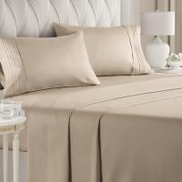 China Extra Soft Woven Hotel Luxury Bed Sheets 1.5-2 Kg Deep Pockets Breathable Cooling for sale