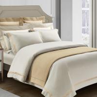 China Poly Cotton Hotel Comfort Sheet Quilt Cover Pillowcase Set for 2.2m 7 feet Bed for sale