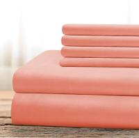 China Ultra Thin High Count Bedding Set Soft Sheet 4 Piece Set for Home in Customized Color for sale
