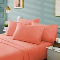 China Ultra Thin High Count Bedding Set Soft Sheet 4 Piece Set for Home in Customized Color for sale