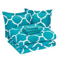 China Europe Style Lightweight Microfiber Bed-In-A-Bag Comforter Set with Durable Stitching for sale