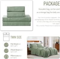 China Deep Pocket 1.5-2 Kg Luxury Stonewashed French Linen Bed Sheets 3 Pieces Style Luxury for sale