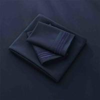 China 80gsm Microfiber Three Lines Embroidery Bed Sheet Set 4pcs for Bedroom for sale