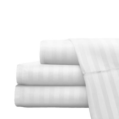 China Comfortable Polyester Brushed Hotel Bedding Sheet and Quilt Set Customized Size for sale
