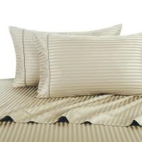 China Simple Style Full Polyester Striped Four-piece Set for Household Fabric Count 40 for sale